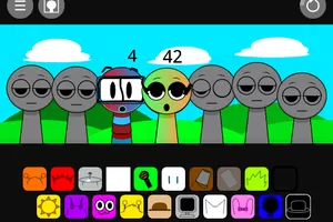 Sprunki, But Fun Bot is me; And Sky Is My Mom 🎮️ Sprunked.top